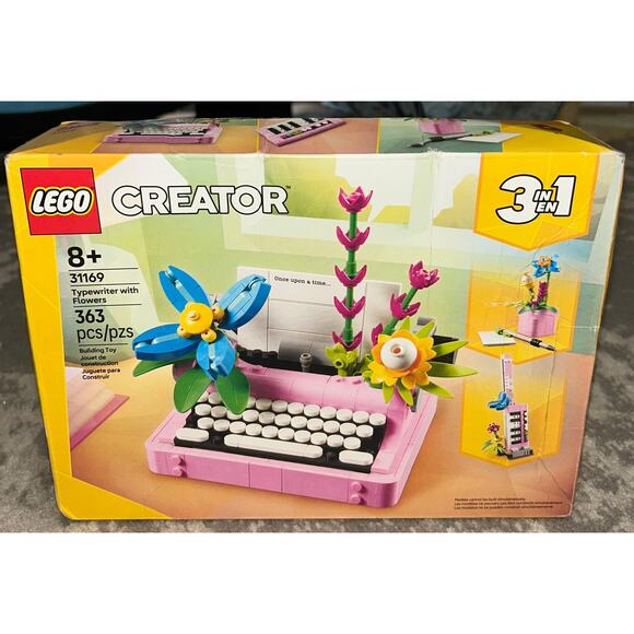 Lego | Toys | Lego Creator 3 In Typewriter With Flowers Building Set ...